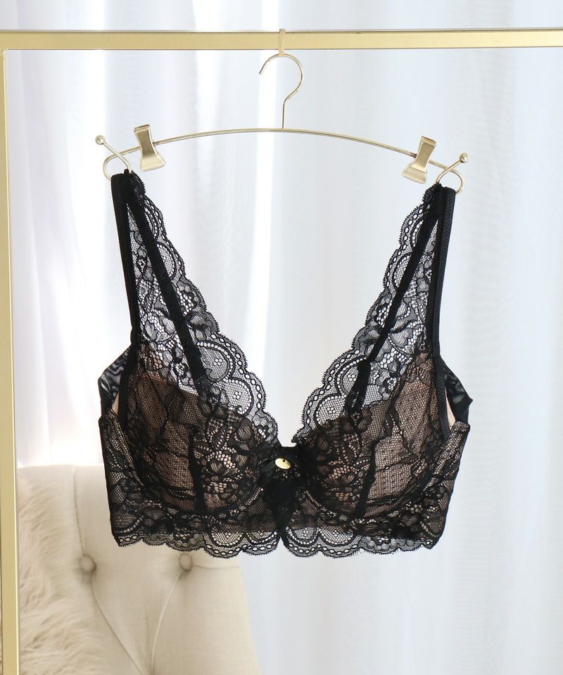 【EFGカップ】vivanteスカラップレースブラ【ブラ単品】 / 補正ブラに見えない脇肉撃退ブラ | 【公式】下着・ランジェリーの tu-hacci（ツーハッチ）通販サイト